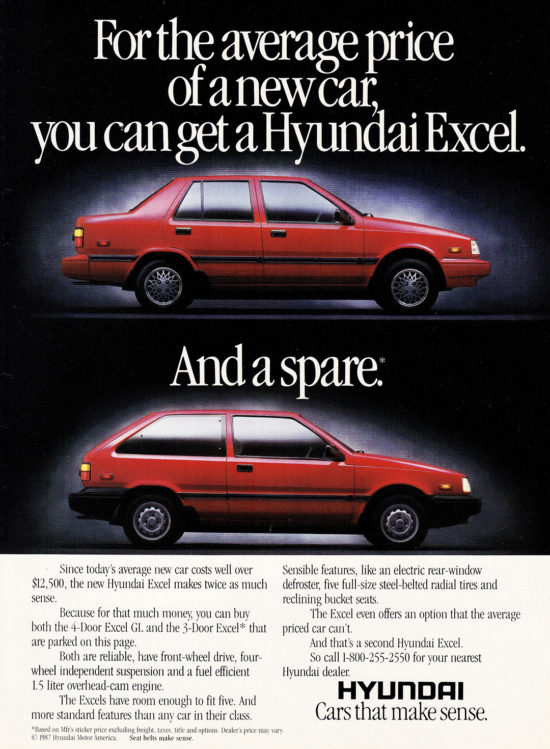 Hyundai Excel: From Small Beginnings - Old Motors